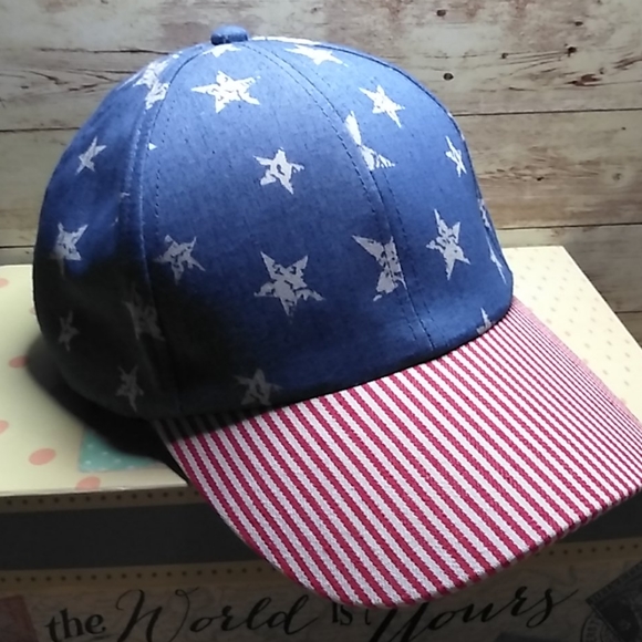 Accessories | New Ladies Red White And Blue Ball Cap | Poshmark